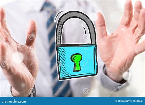Conceito Da Seguran A Do Cyber Imagem De Stock Imagem De Fechado