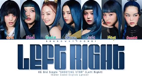 CC FOR PART CORRECTIONS XG LEFT RIGHT Color Coded English Lyrics