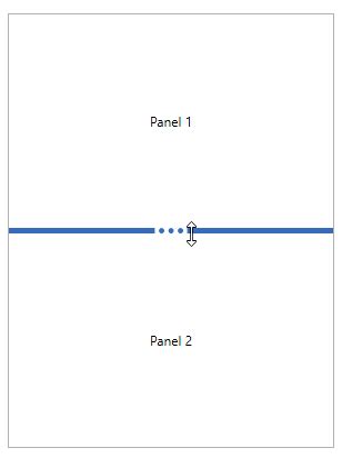 Appearance In WPF GridSplitter Control Syncfusion