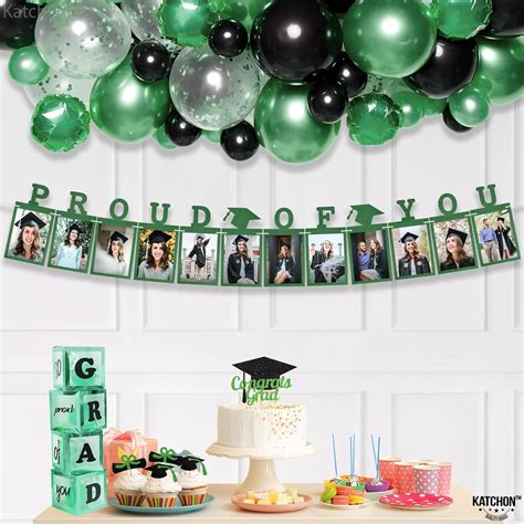 KatchOn Cartel de fotos de graduación verde 2024 grande 10 pies