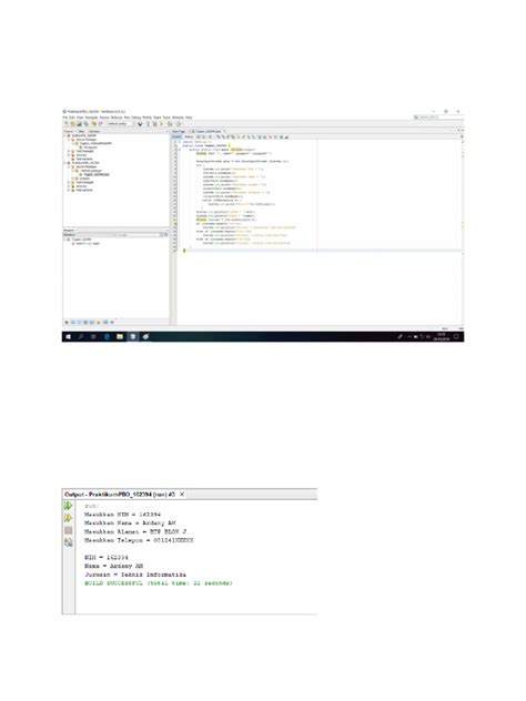 membuat form data mahasiswa sederhana di netbeans pdf