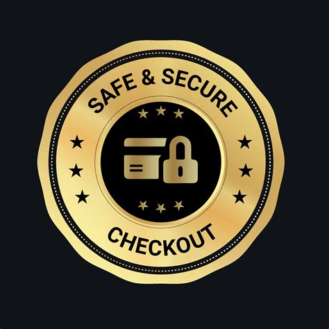 Safe Secure Checkout Logo Design And Trust Badge Checkout Logo Secure