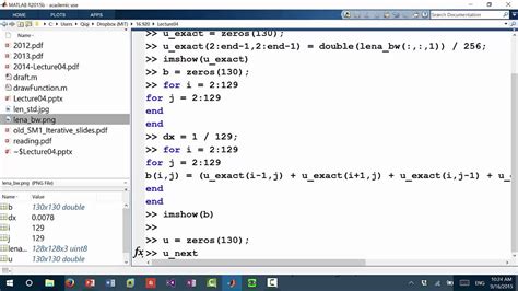 mit numerical methods for pde lecture 4 jacobi iteration lenna demo in matlab youtube