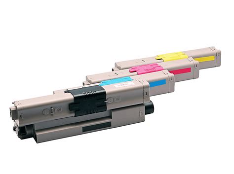 ABC Kompatibel Set 4x Toner CMYK 44469803 Black 44469706 Cyan