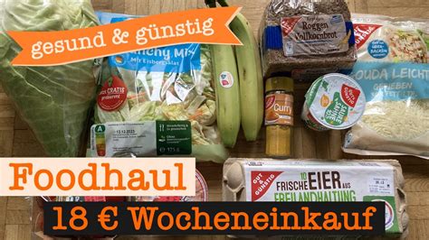 Wocheneinkauf gesund günstig mit Gratisprodukten 18 Food Haul mit