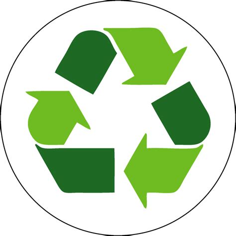Recycle Arrows Circle West Coast Decal