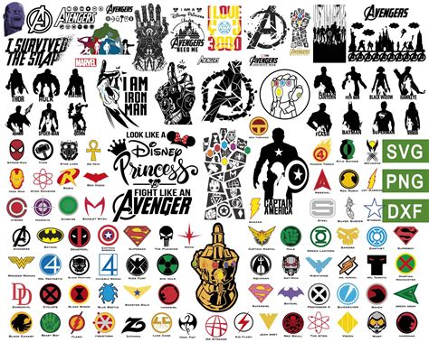 Superhero Logo Svg Superhero Characters Svg Marvel Svg Av Inspire