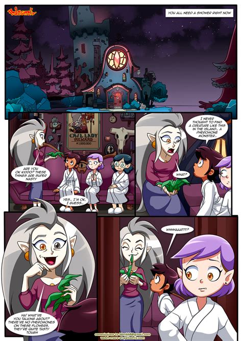 Rule 34 4girls Amity Blight Bathrobe Bbmbbf Comic Disney Eda Clawthorne English Text Evil