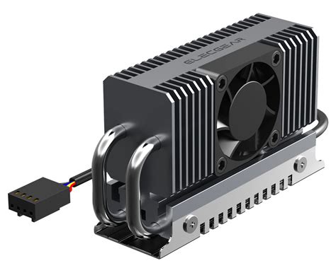 ElecGear M 2 2280 SSD Cooler EL 80X PWM Cooling Fan Heat Pipe