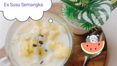 Es Semangka Susu Segar Minuman Segar Di Kala Cuaca Panas YouTube