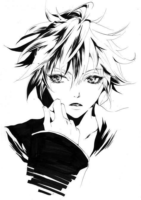 Kagamine Len Vocaloid Drawn By Hakuseki Danbooru