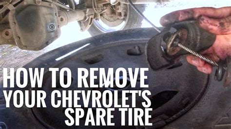 How To Remove The Spare Tire On Your Chevy Truck How To Maintain Your