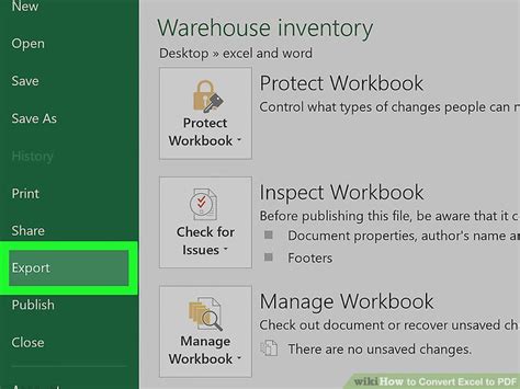 2 easy ways to convert excel to pdf wikihow