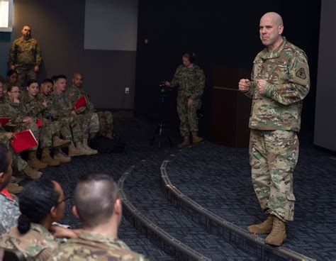 DVIDS Images Command Sgt Maj Marcus Montoya Speaks During The U S