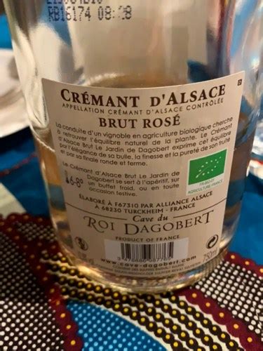 Cave du Roi Dagobert Dagobert Prestige Crémant d Alsace Rosé Brut