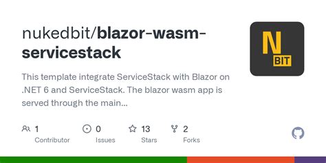 Github Nukedbit Blazor Wasm Servicestack This Template Integrate