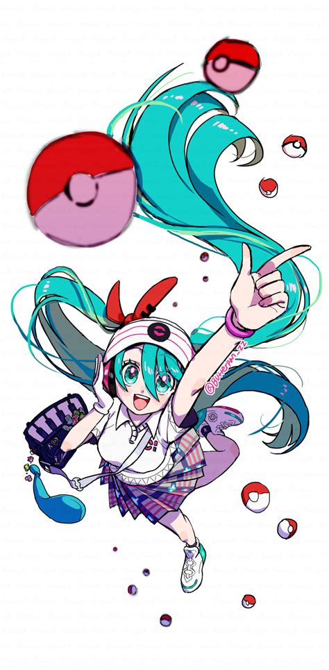 Safebooru 1girl Absurdres Aqua Eyes Aqua Hair Bag Beanie Butterpan Zz Collared Shirt Gloves