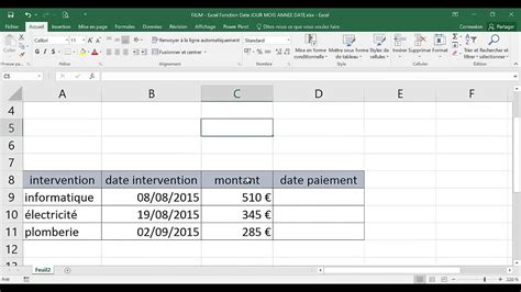D Couvrir Imagen Excel Formule Ann E En Cours Fr Thptnganamst Edu Vn