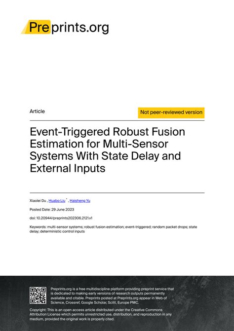 pdf event triggered robust fusion estimation for multi sensor systems with state delay and