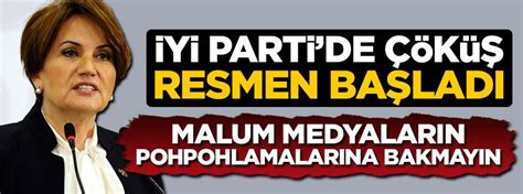 İYİ Parti de çöküş devam ediyor Yeni Akit