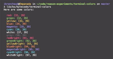 👻 spooky josh 🕺🏼 on twitter day 12 using ansi escape sequences to