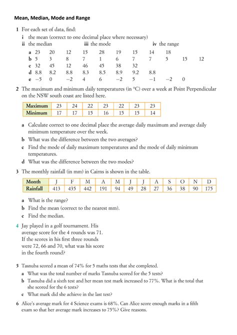 Solution Mean Mode And Median Questions With Solutions Studypool