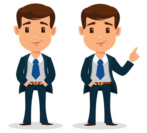 Businessman Vector Characters