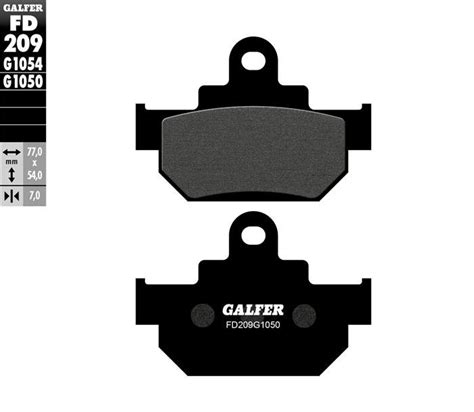 Pastillas De Freno Galfer Semi Sinterizadas Fd G