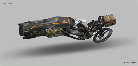 Artstation Hovering Bike Dunhuang Chen Hover Bike Futuristic Cars