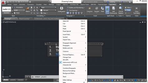 Autodesk AutoCAD 2015 Tutorial Multi Line Text Enhancements YouTube