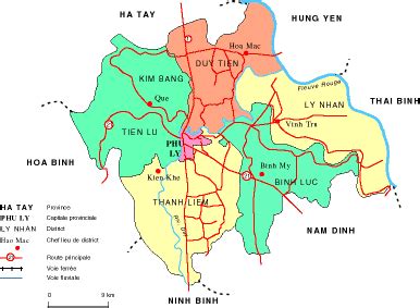 Map Of Ha Nam