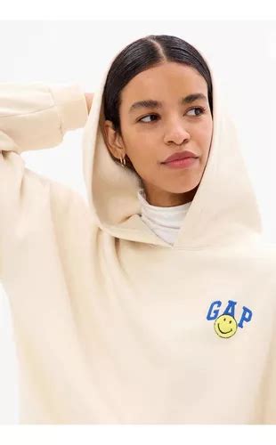Sudadera Smiley Gap Original Talla M Oversized Envío gratis