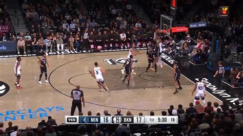 Jaden McDaniels With A Dunk Vs The Brooklyn Nets Yahoo Sports