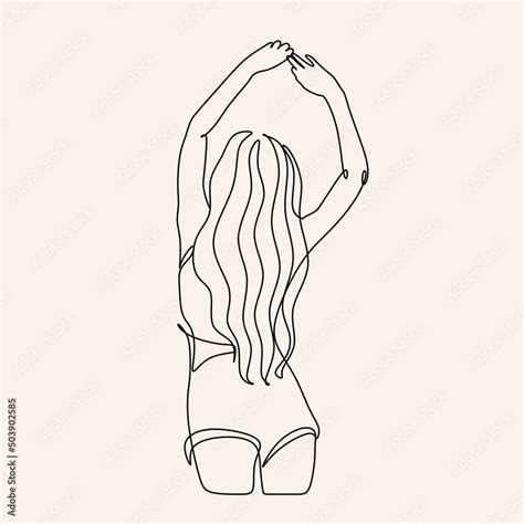 Woman Body Outline Drawing Woman Color Pencil Drawing By Misael The