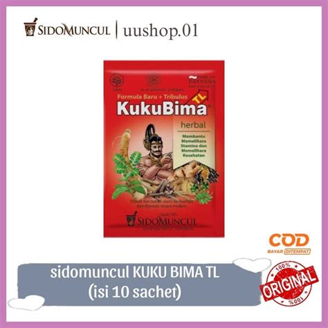 Jual Jamu Sidomuncul Kuku Bima Tribulus New Formula Isi Bungkus