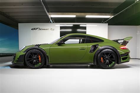 Bilder von Porsche 911 Turbo S TechArt 2019 GT Street RS Grün Autos