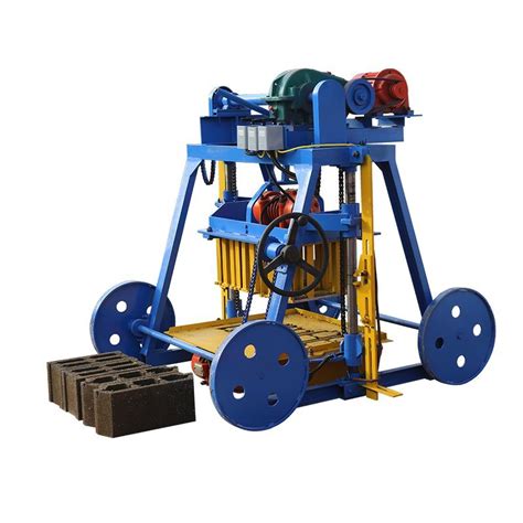 Big Wheels Africa Pavers Maker Machine Automatic Block Egg Laying Cement Brick Making Machinery