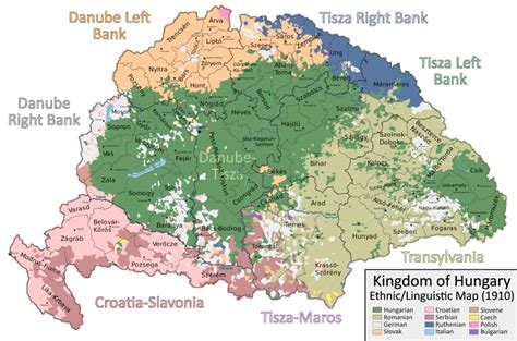 Mapa Etniczna Austro W Gier Z Roku
