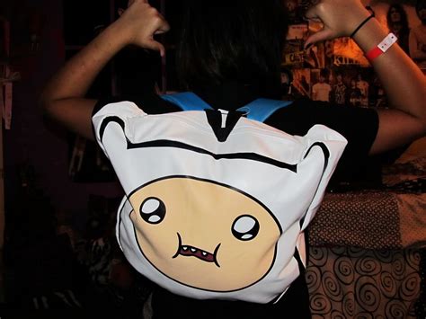 Finn Backpack By Kittenkush Make A Wish Hot Topic Adventure Time Shoe Bag Backpacks