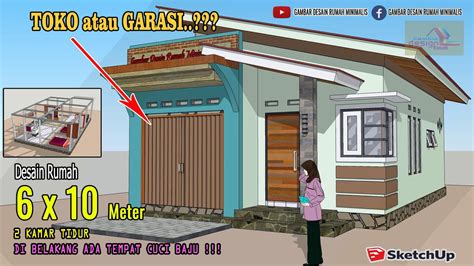 Desain Rumah Minimalis 6 X 10 1 Lantai Tiny House YouTube
