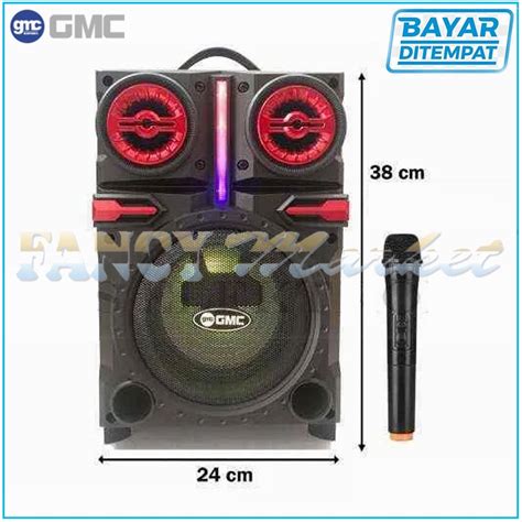 Jual Promo GMC 897Q 897P Speaker Portable Ampli Meeting BLUETOOTH 6 5