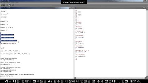 017 how to use coercion and convert numbers to characters to logicals in r youtube