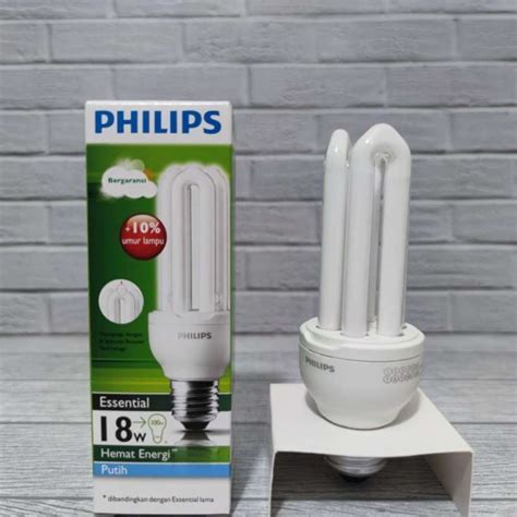 Jual Lampu Philips Essential 18w Putih Cool Daylight 18 W 18 Watt Di