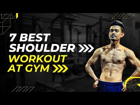 Best Shoulder Workout At Gym Shoulder Workout Youtube