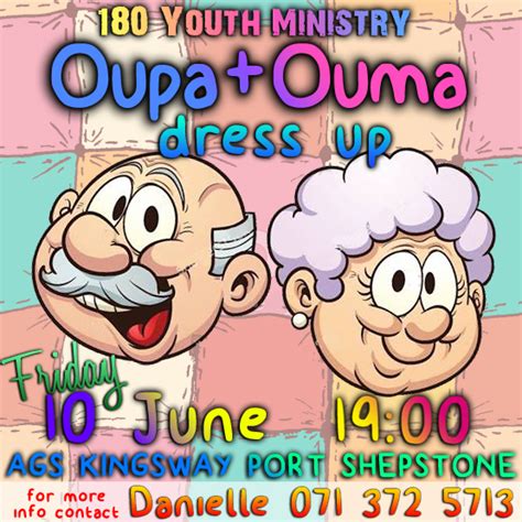 Youth Ministry Oupa En Ouma Dress Up