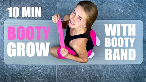 Min Resistance Band Booty Workout At Home Grow Your Glutes Quick I