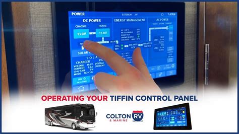 How To Use Your Control Panel In A Tiffin Motorhome YouTube