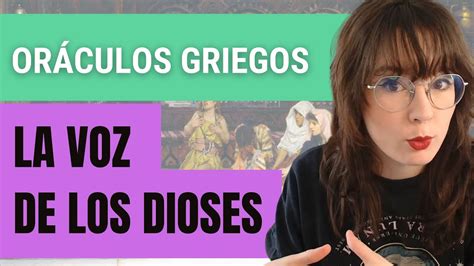 ORÁCULOS GRIEGOS la voz de los dioses YouTube