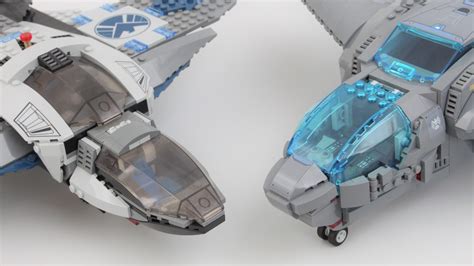 Comparing 10 Years Of LEGO Marvel Avengers Quinjet Sets