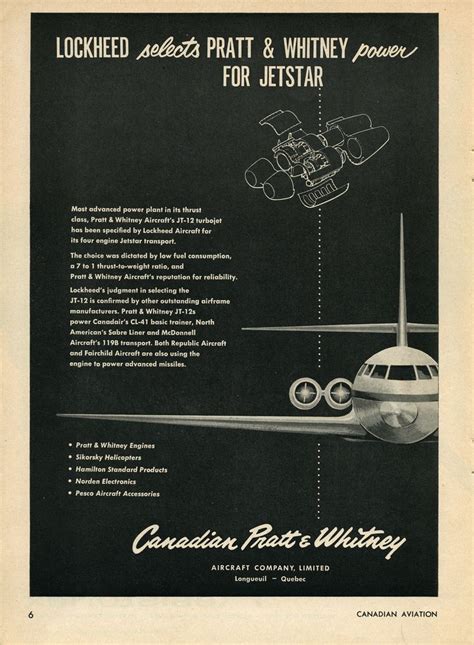 An Advertisement For Canadian Pate White S Airplane With Information On